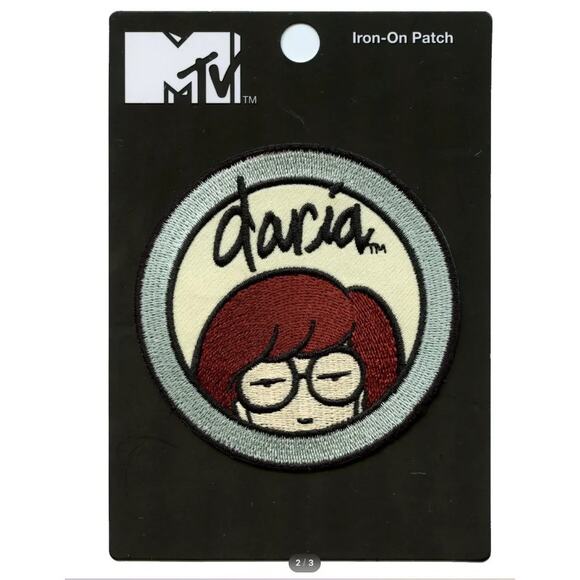 Loungefly | Art | Loungefly Official Daria Round Logo Embroidered Iron ...